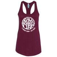 Custom Bajari Cotton Racer Back Tank BEACH MONKEY LIFE